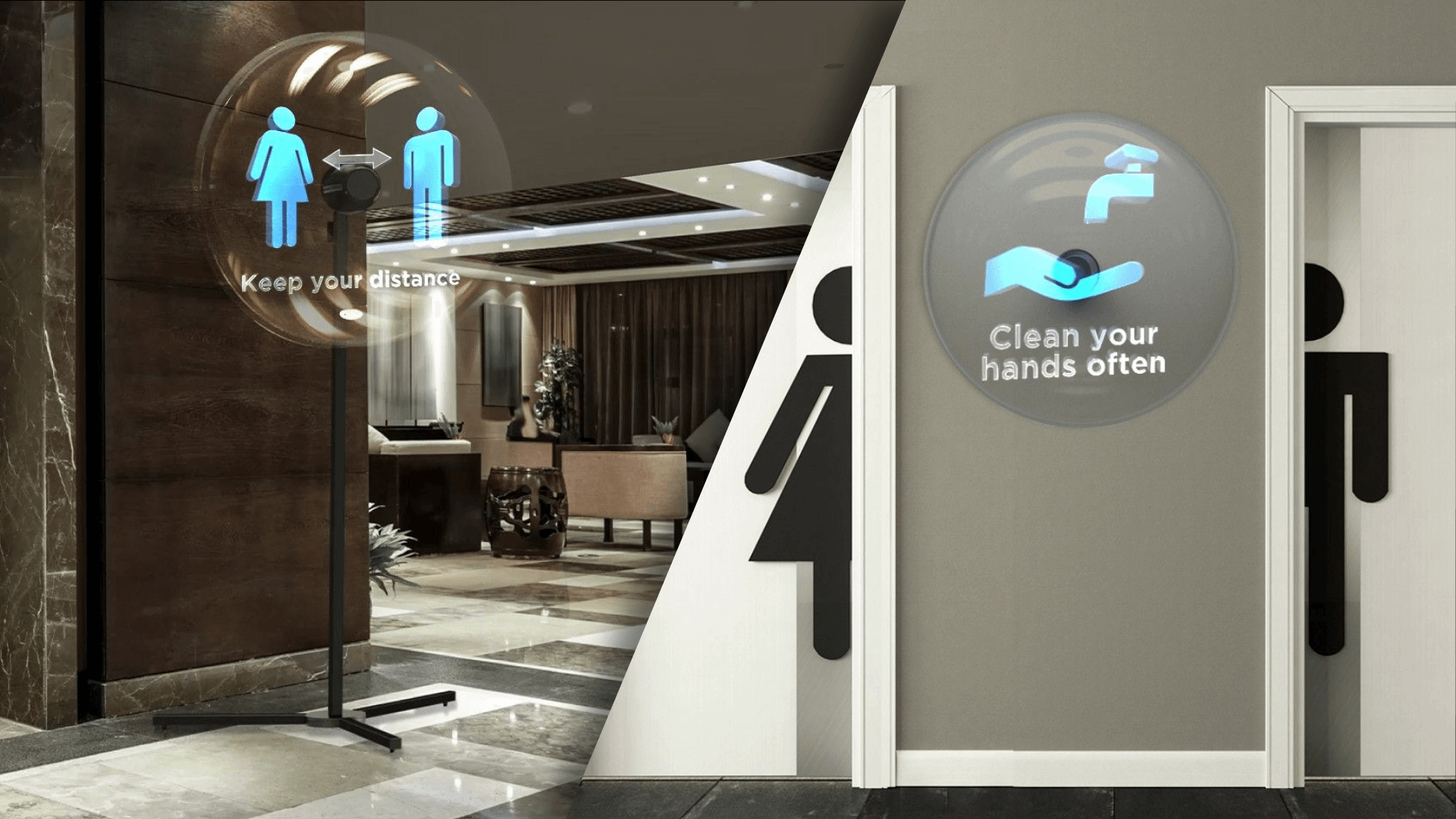 HYPERVSN 3D Holographic Signage for Hospitals and Healthcare - HYPERVSN