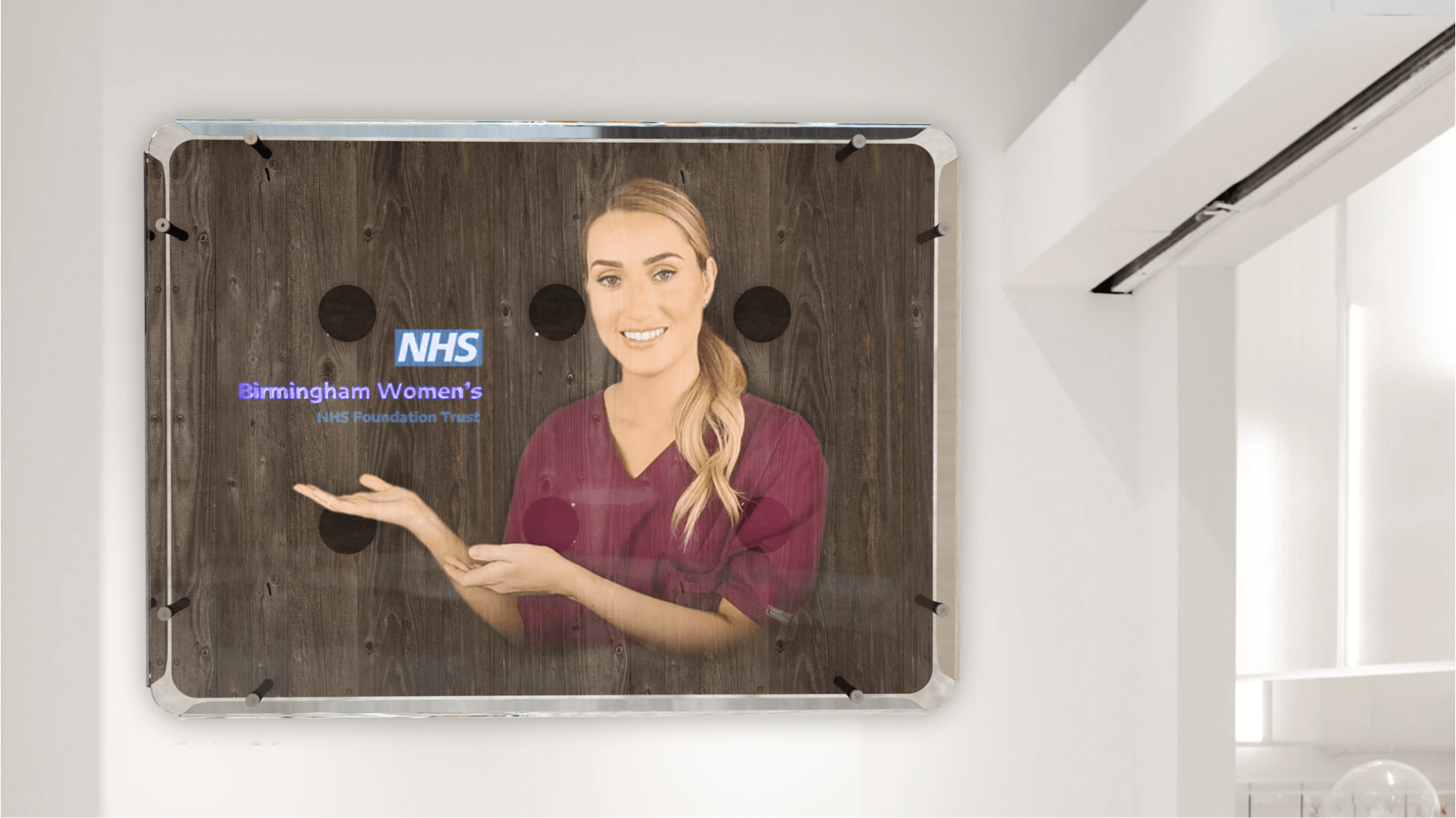 3D Holographic Signage for Hospitals & Healthcare | HYPERVSN