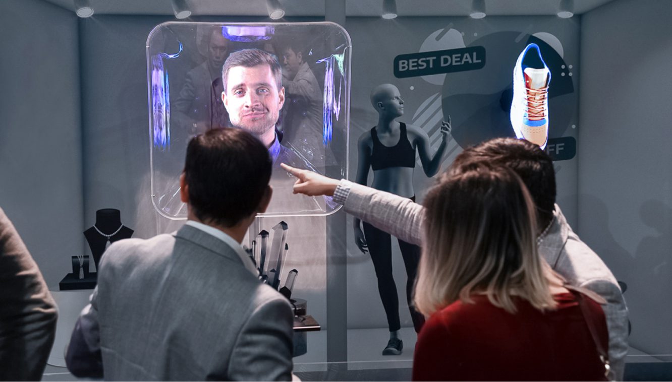 3D Holographic Signage for Events