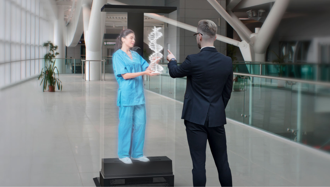 3D Holographic Signage for Events