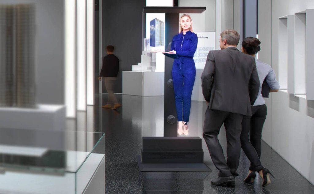 SmartV 3D Holographic Human Solutions - Hologram Projector | Holographic Technology - HYPERVSN